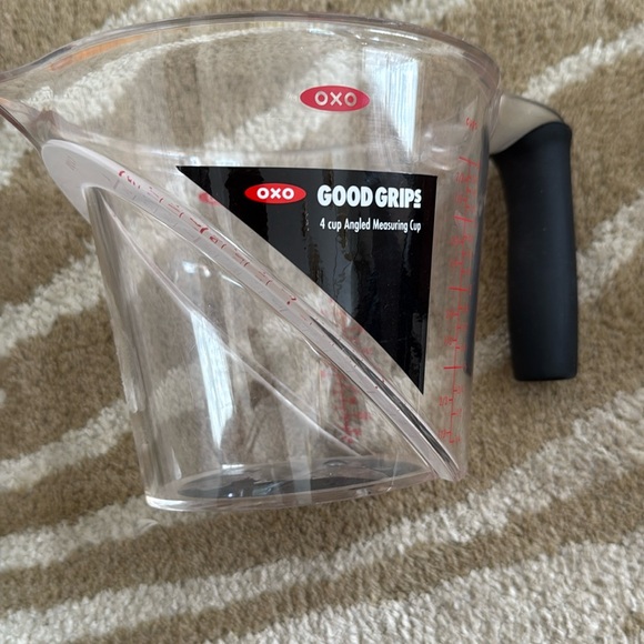 Oxo | Kitchen | Nwt Oxo Clear 4 Cup Angled Measuring Cup New | Poshmark